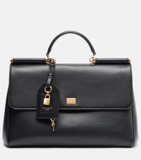Dolce & Gabbana My Sicily Large Top-handle Bag - Black