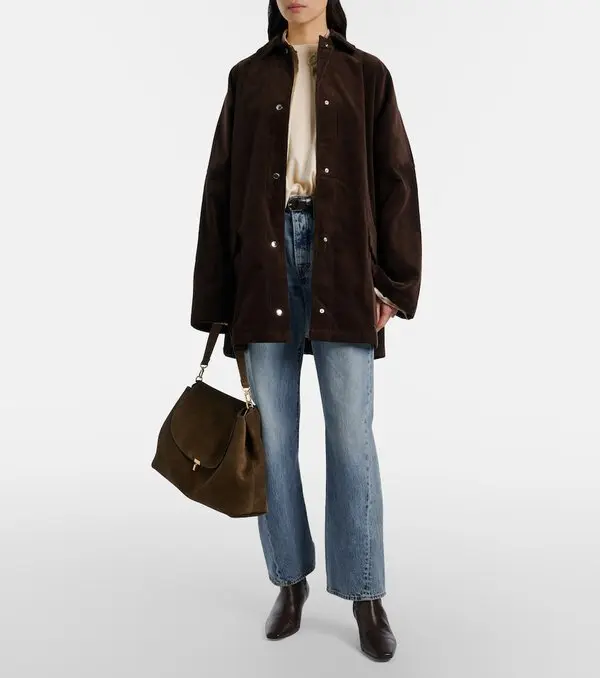 TOTEME Cotton Corduroy Overshirt - Brown