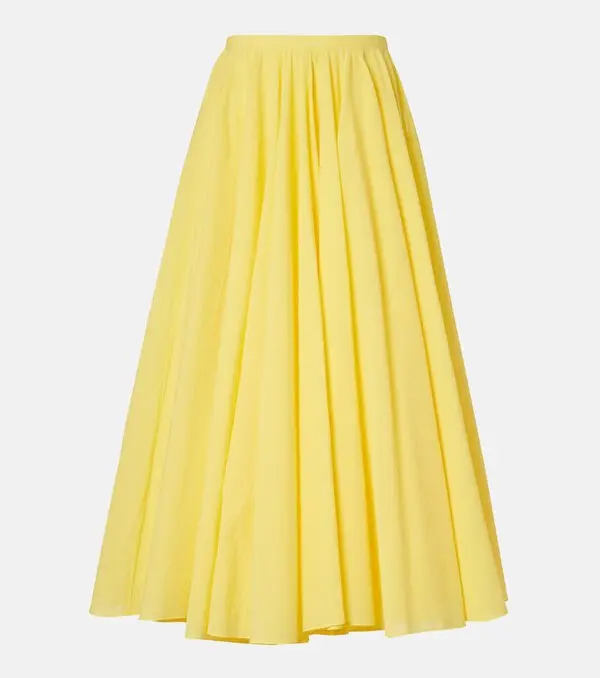 Jacquemus Paysan Asymmetric Midi Skirt - Yellow