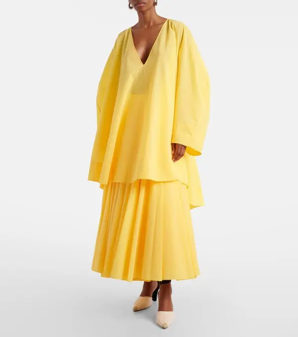 Jacquemus Paysan Asymmetric Midi Skirt