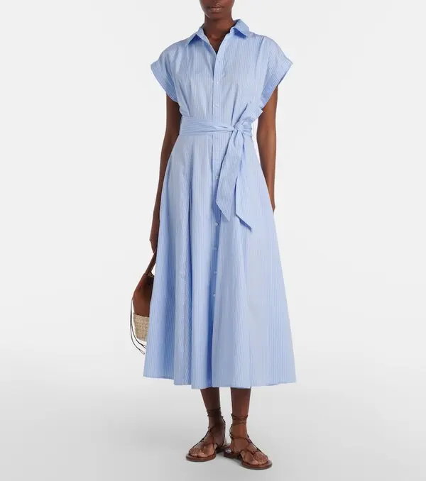 Polo Ralph Lauren Bengal Stripe Cotton Shirt Dress