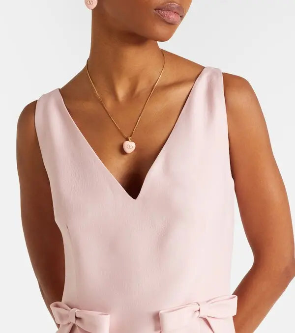 Valentino Garavani Cœur Royal Enamel Pendant Necklace