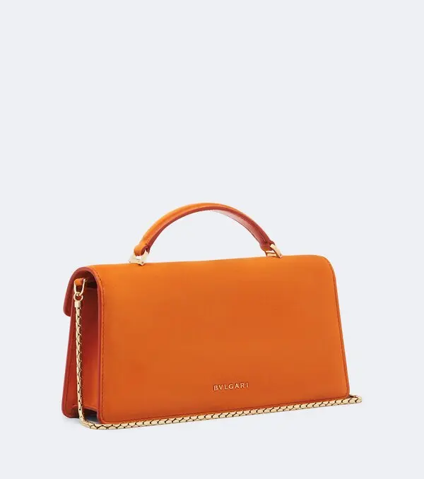 BVLGARI Serpenti Forever Top-handle Bag - Orange