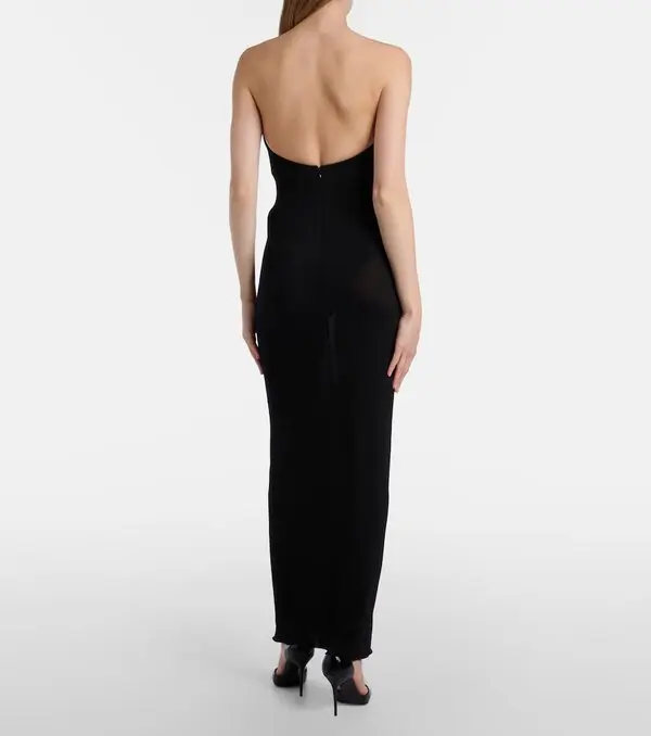 Alaïa Sheer Jersey Cocktail Dress