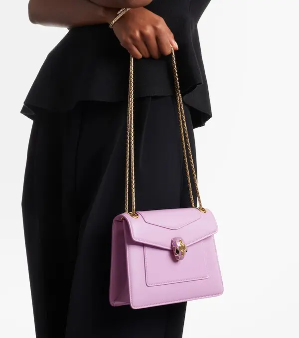 BVLGARI Serpenti Forever Small Crossbody Bag - Purple