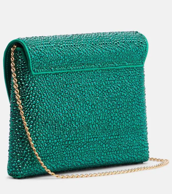Versace Medusa Mini Embellished Crossbody Bag