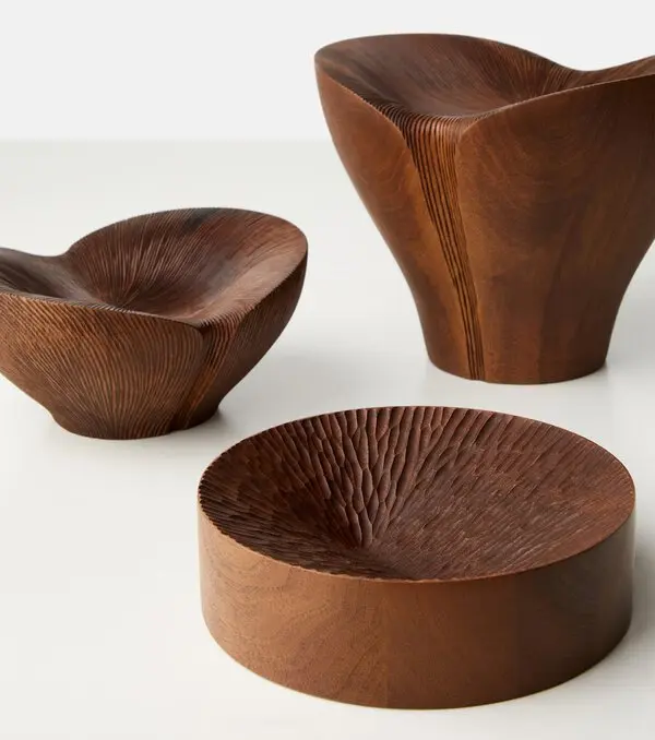 ZANAT Kika Walnut Bowl Jean-marie Messaud - Brown
