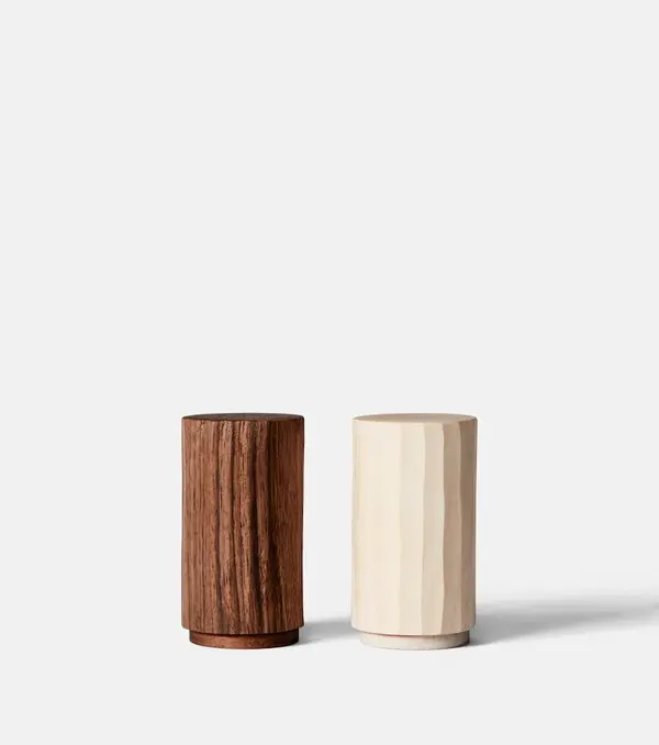 ZANAT Grana Salt And Pepper Shakers Naoto Fukasawa - Brown