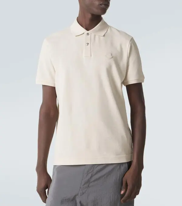 Moncler Logo Cotton Polo Shirt