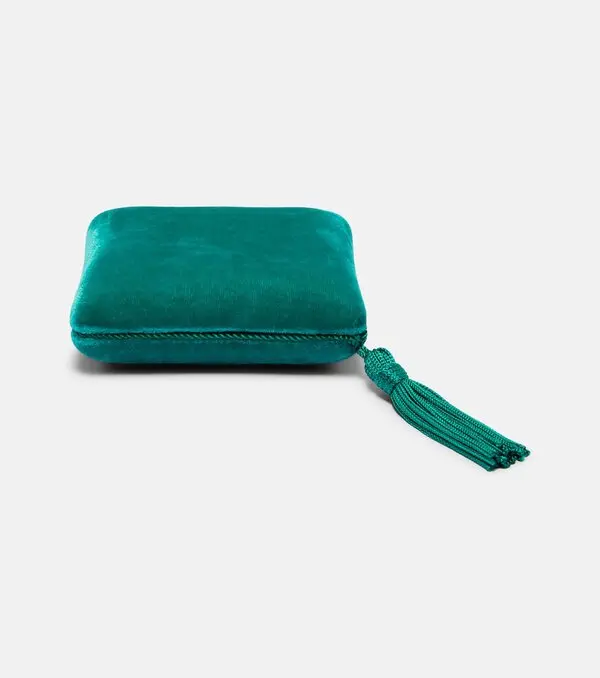 Sophie Bille Brahe Velvet Jewelry Box - Green