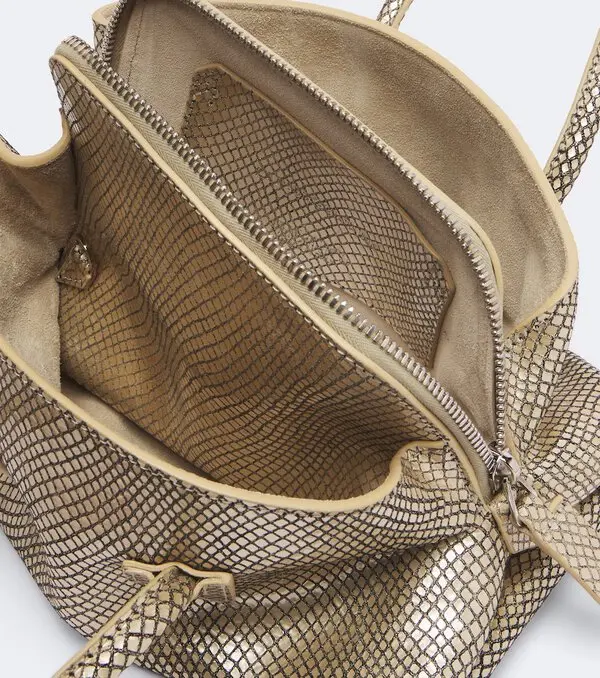 Attico La Passeggiata Top-handle Bag - Gold
