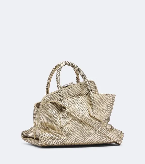 Attico La Passeggiata Top-handle Bag - Gold
