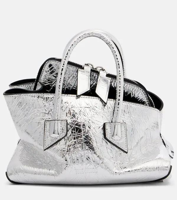 Attico La Passeggiata Mini Tote - Silver