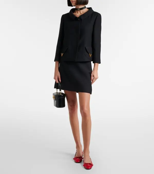 Valentino Garavani Valet Du Roi Slingback Flats - Red