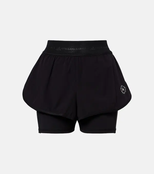 Adidas By Stella McCartney Logo Shorts - Black