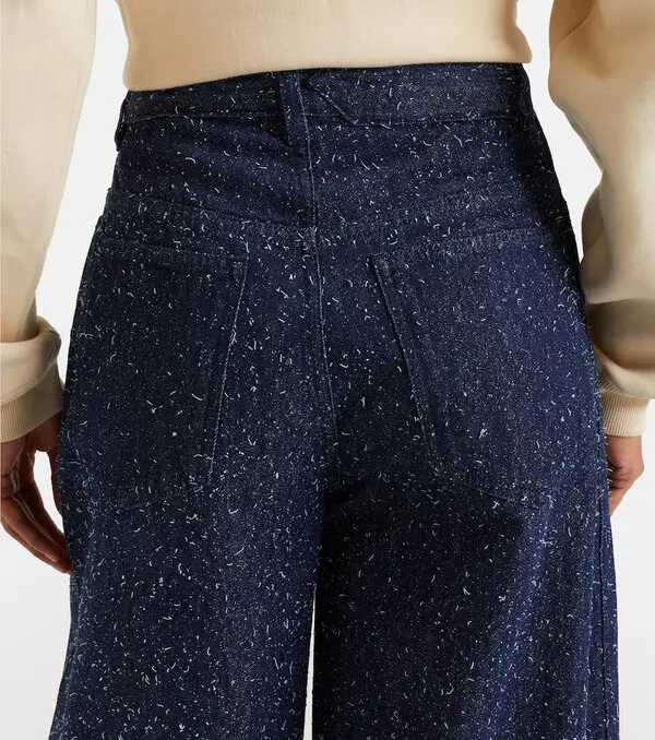 Jacquemus Logo Barrel-leg Jeans - Blue