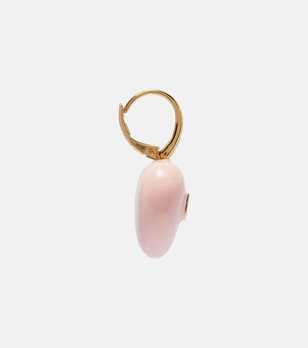 Valentino Garavani Vlogo Enamel Earrings