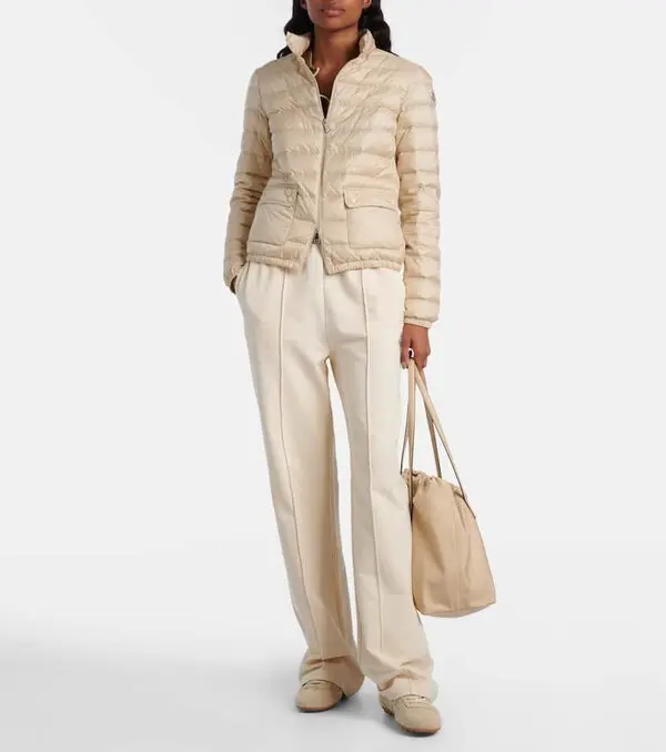 Moncler Lans Down Jacket - Beige