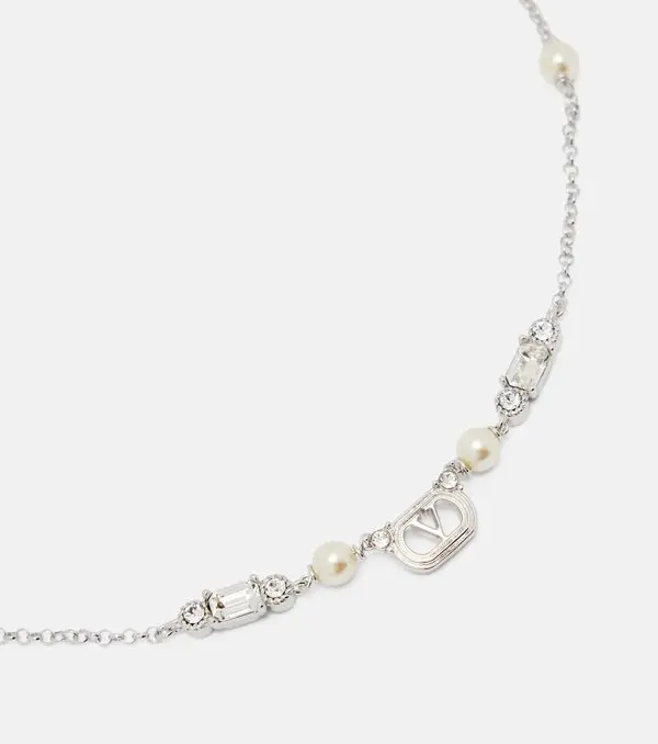 Valentino Garavani Ovalette Swarovski®-embellished Necklace