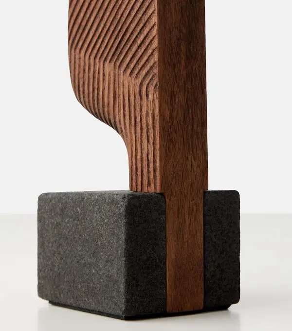 ZANAT Moai Walnut Bookend Patrick Norguet
