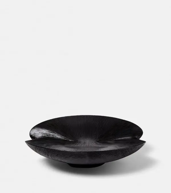 ZANAT Kala Low Walnut Bowl Monica Foerster - Black