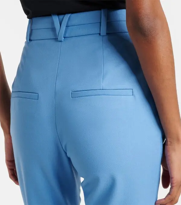 Veronica Beard Melvin Twill Flared Trousers