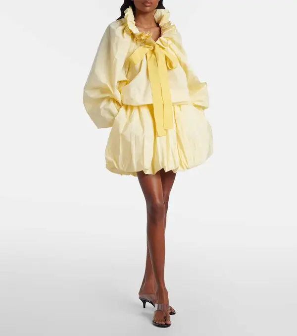 PATOU Gathered Mini Skirt