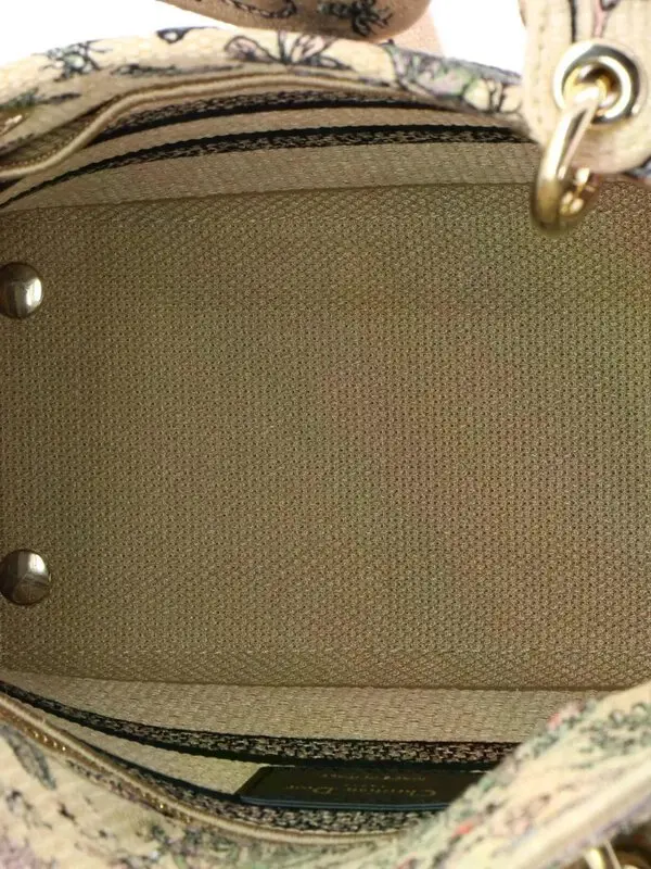 Dior Lady D-lite Medium Satchel - Neutrals