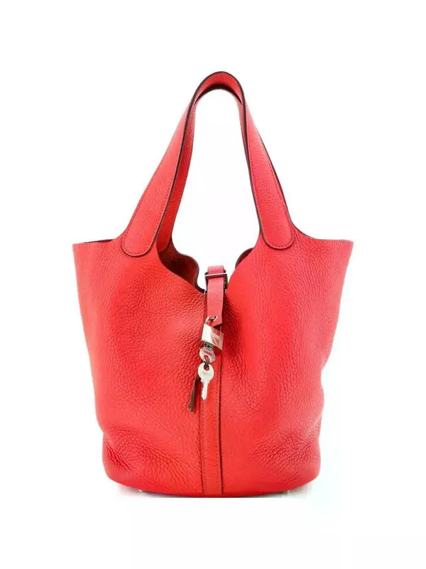 Hermès Picotin Lock Mm Bucket Bag - Red