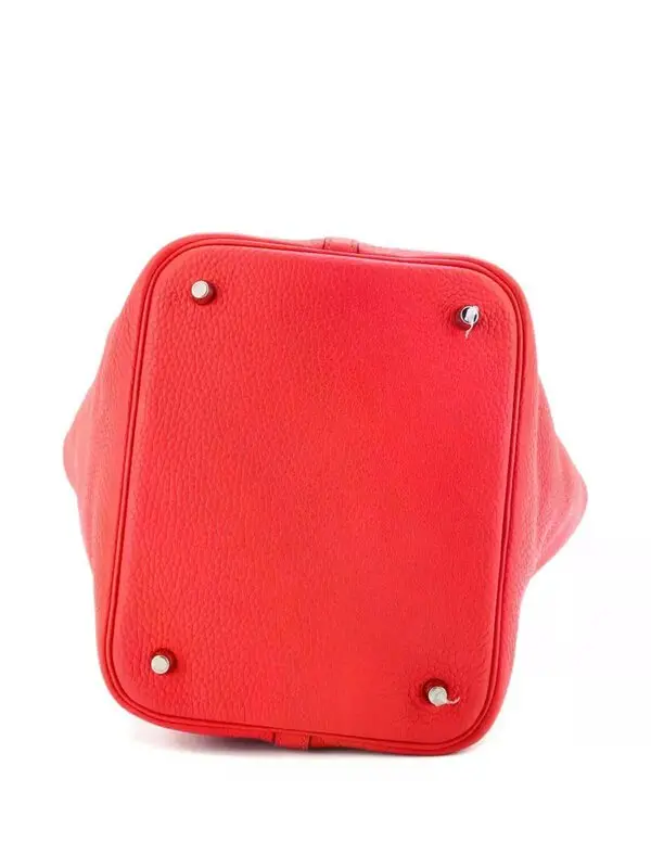 Hermès Picotin Lock Mm Bucket Bag - Red