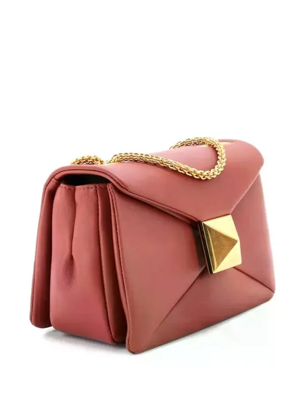 Valentino Garavani One Stud Chain Flap Bag - Brown