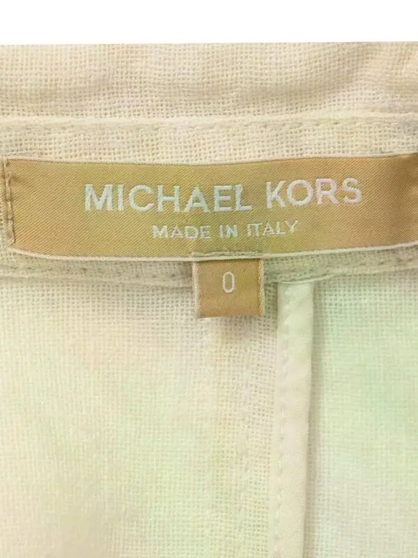 Michael Kors Single-breasted Linen Blazer