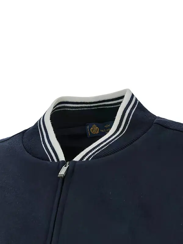 Paul & Shark Striped Bomber Jacket