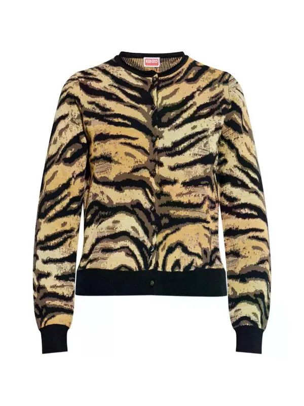 Kenzo Tiger-print Cardigan