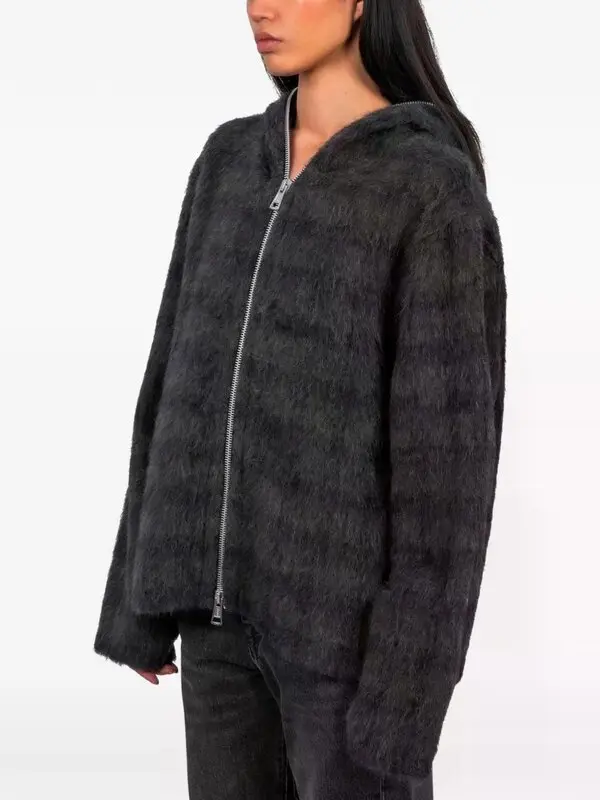 Our Legacy Checked Zip-up Hoodie