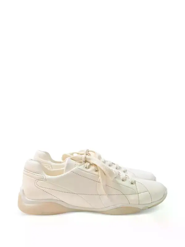 Prada Leather Sneakers - White