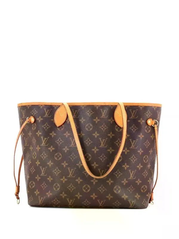LOUIS VUITTON Neverfull Mm Monogram Canvas Tote Bag