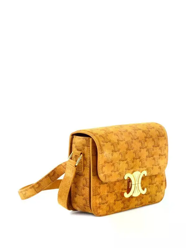 Celine Triomphe Teen Shoulder Bag - Brown