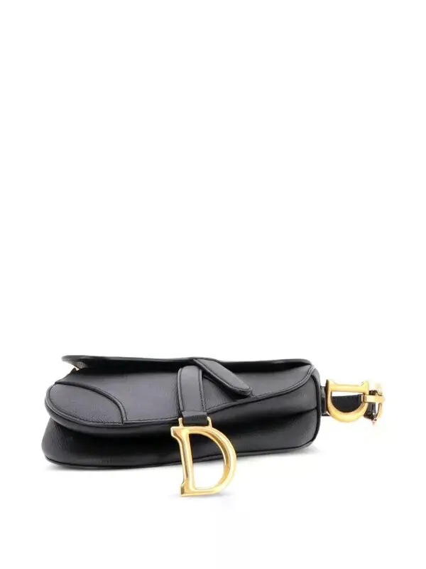 Dior Saddle Mini Shoulder Bag - Black