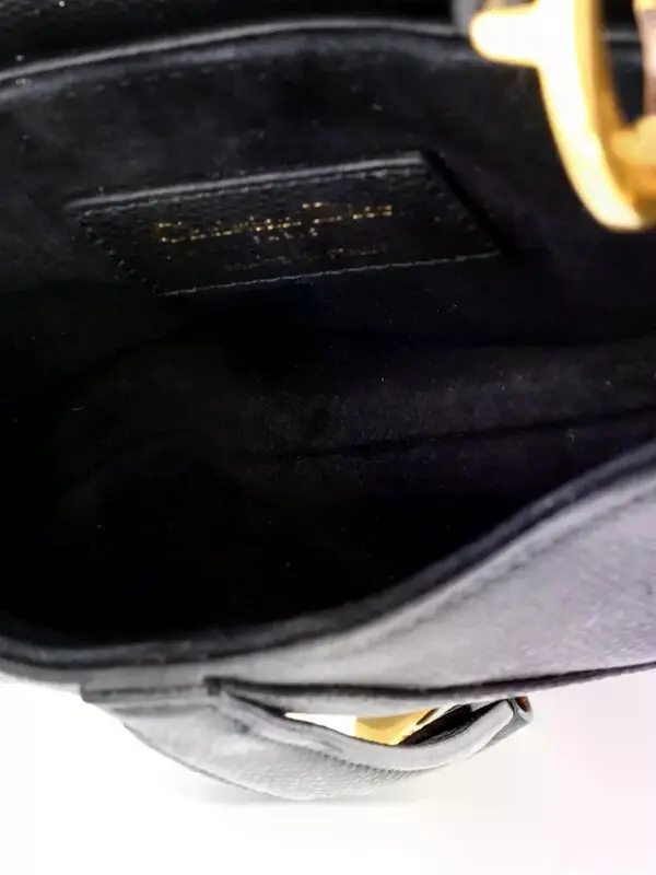 Dior Saddle Mini Shoulder Bag - Black