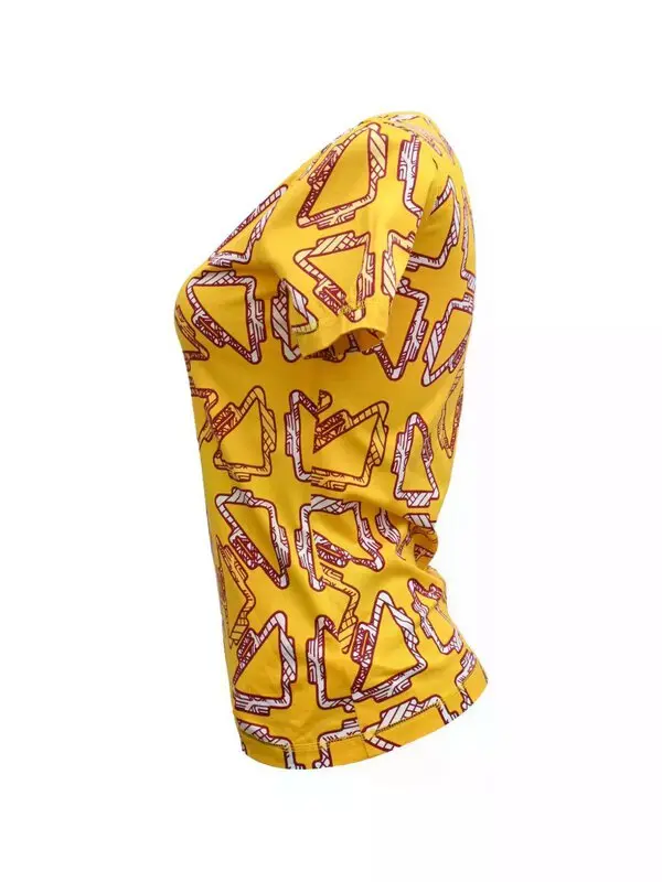 Hermès Printed T-shirt - Yellow