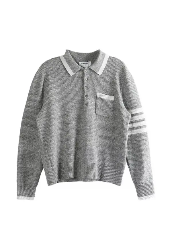 Thom Browne Pocket Striped Polo Shirt