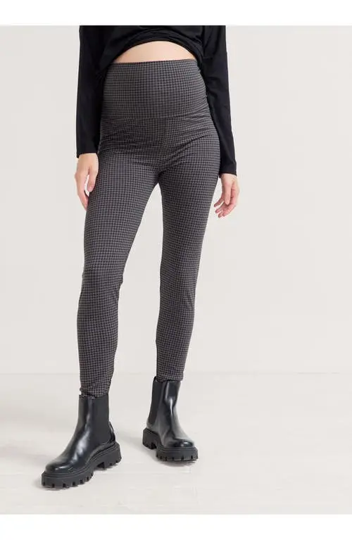 Hatch The Bodyflex Legging - Grey Houndstooth