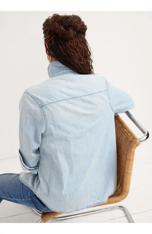 Hatch Denim Maternity Shirt