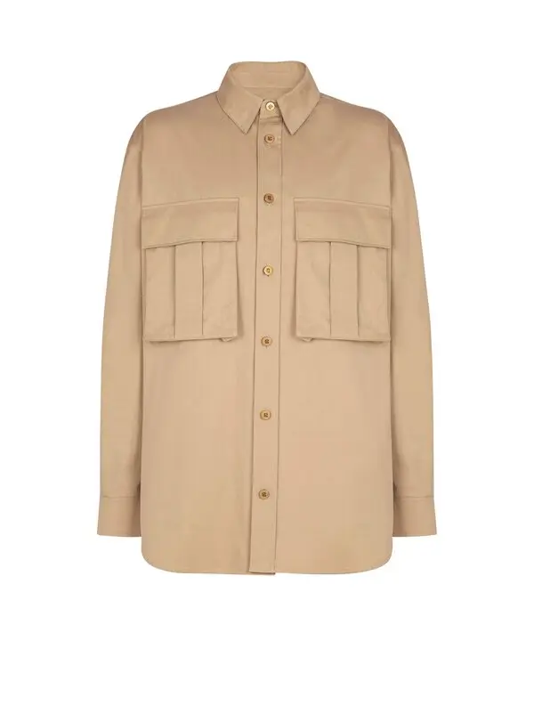 Balmain Cotton Safari Shirt