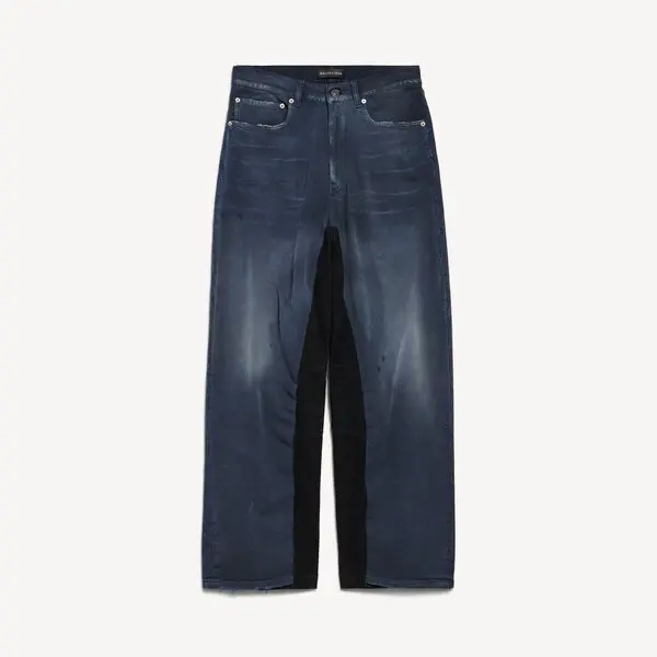 Balenciaga Patched Baggy Jeans