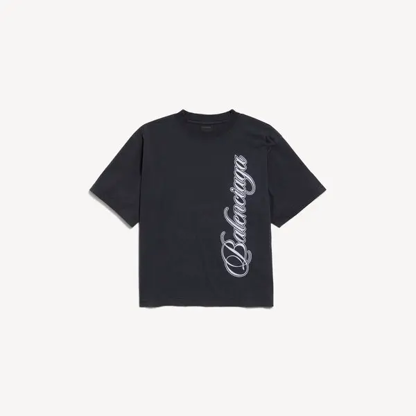 Balenciaga Cursive T-shirt Medium Fit