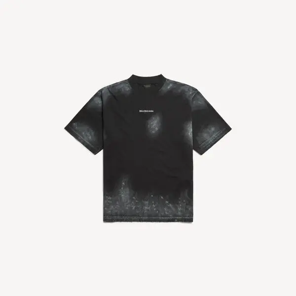 Balenciaga Back Medium Fit T-shirt - Black