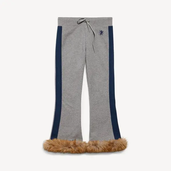 Balenciaga Lion Flared Capri Sweatpants