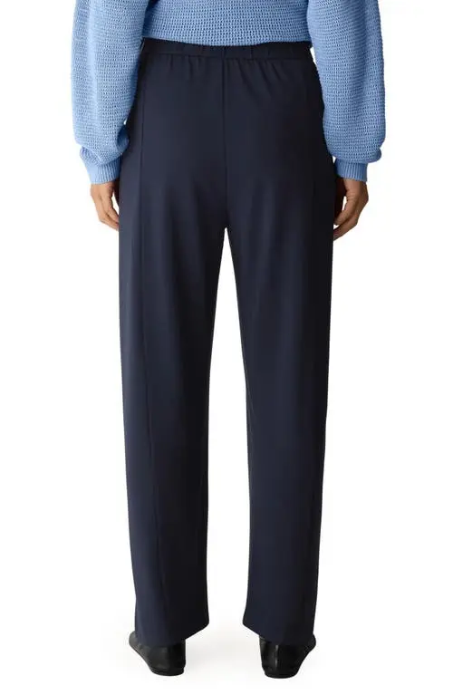 Eileen Fisher Ankle Straight Leg Jersey Pants